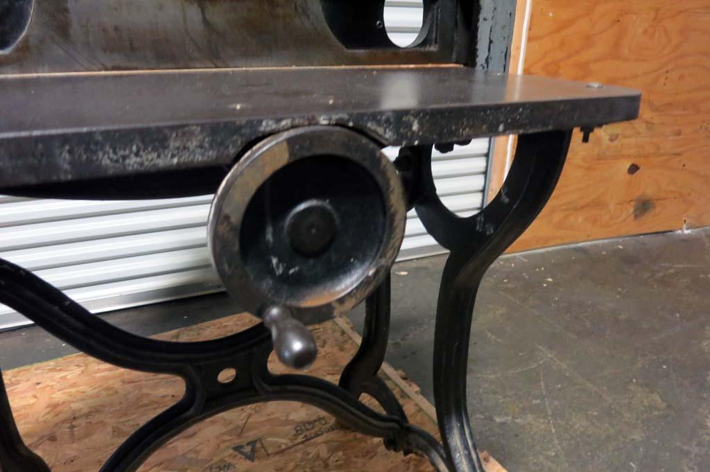 Lot #94: EL Miller Paragon Antique Lever Paper Cutter - WireBids